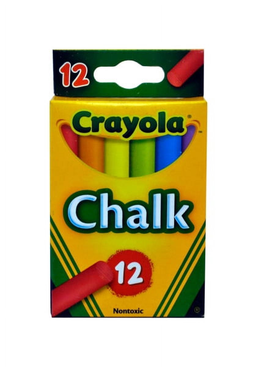 Crayola Colored Chalk Sticks Set, 24 Count - Walmart.com
