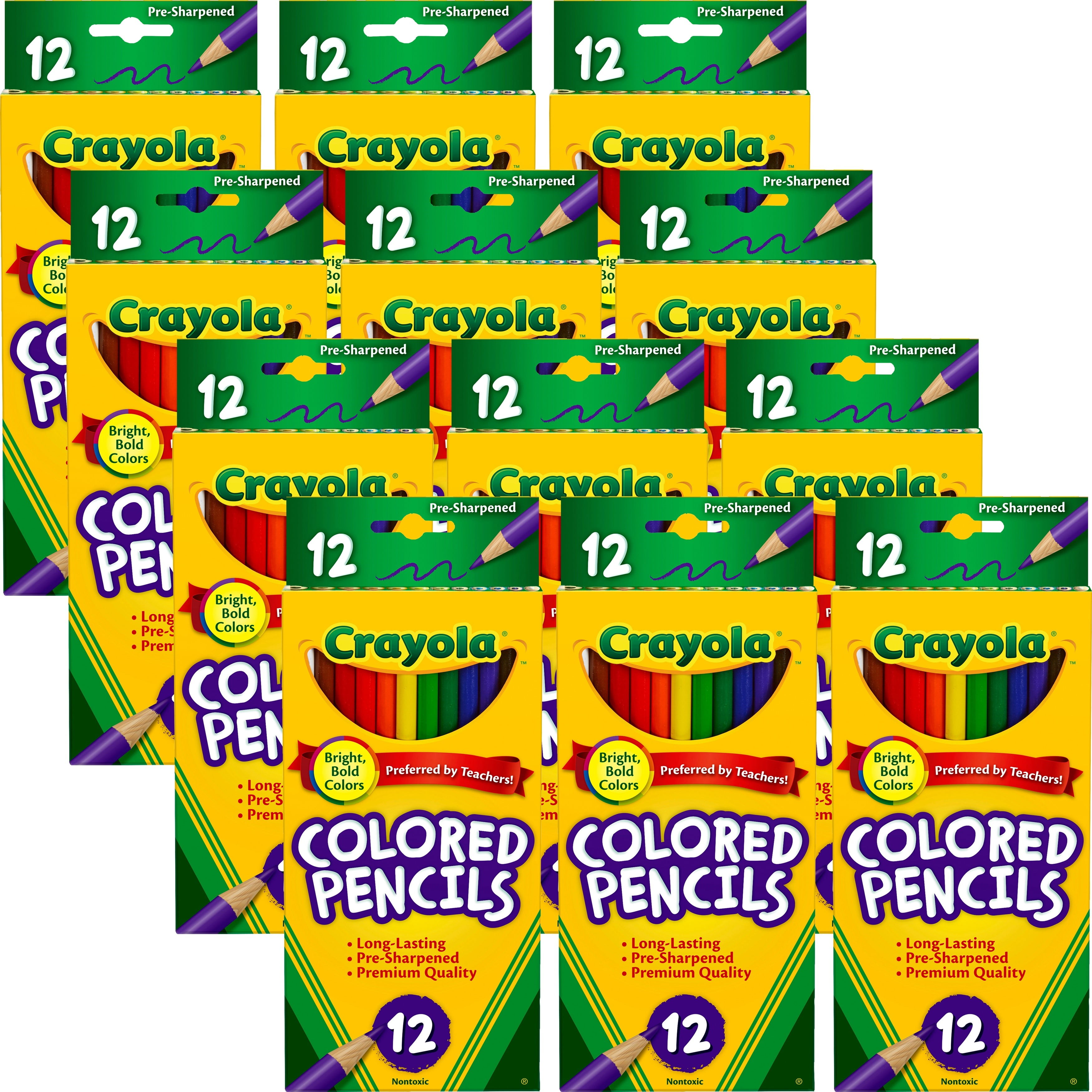 Crayola Colored Pencils 12 Count, Multipack Of 12- - Walmart.com