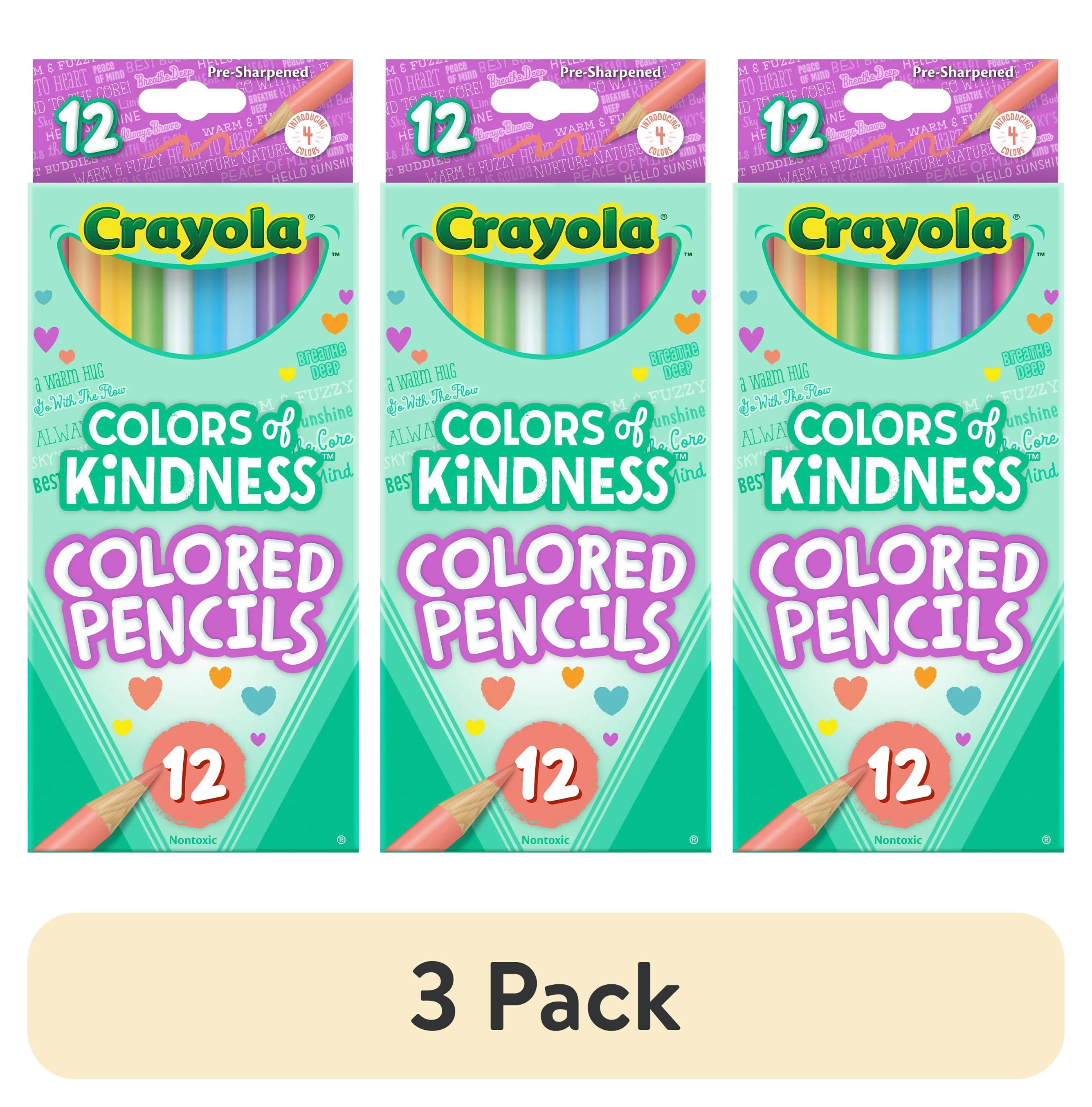 (3 pack) Crayola Colors of Kindness Colored Pencils, School Supplies ...
