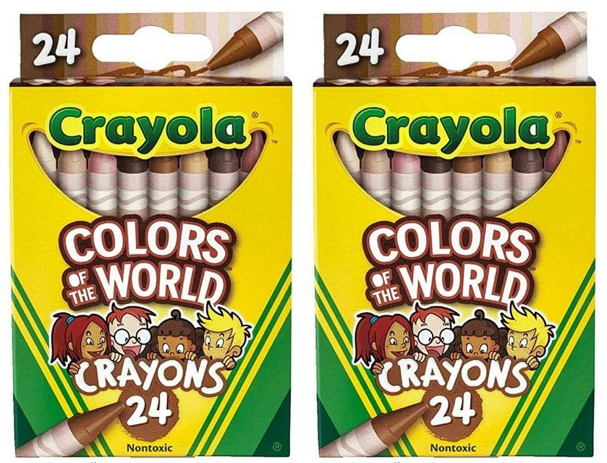 Crayola Colors of The World Multicultural Crayons (24 Count) - Walmart ...