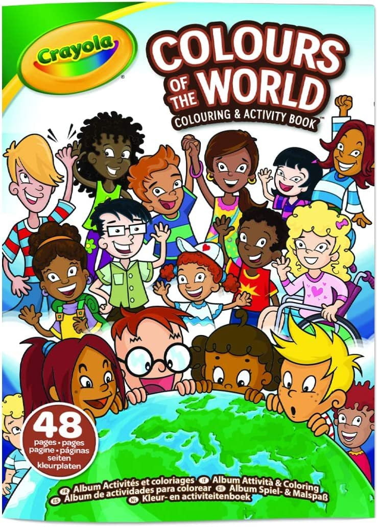 Crayola Colours of the World - Album Activity & Coloring, 48 Coloring ...