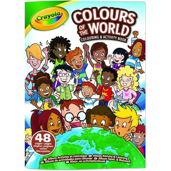 Crayola Colours of the World - Album Activity & Coloring, 48 Coloring ...