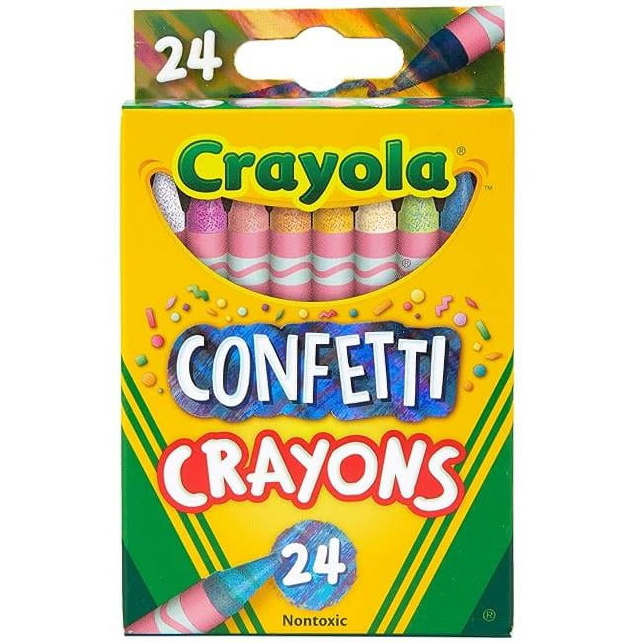 Crayola 52-3407 Crayola Confetti Crayons, Pack of 24 - Walmart.com
