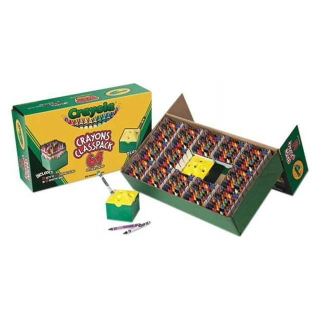 Crayola Classpack Crayons, Classic 64 Colors, Bulk Pack of 832 ...