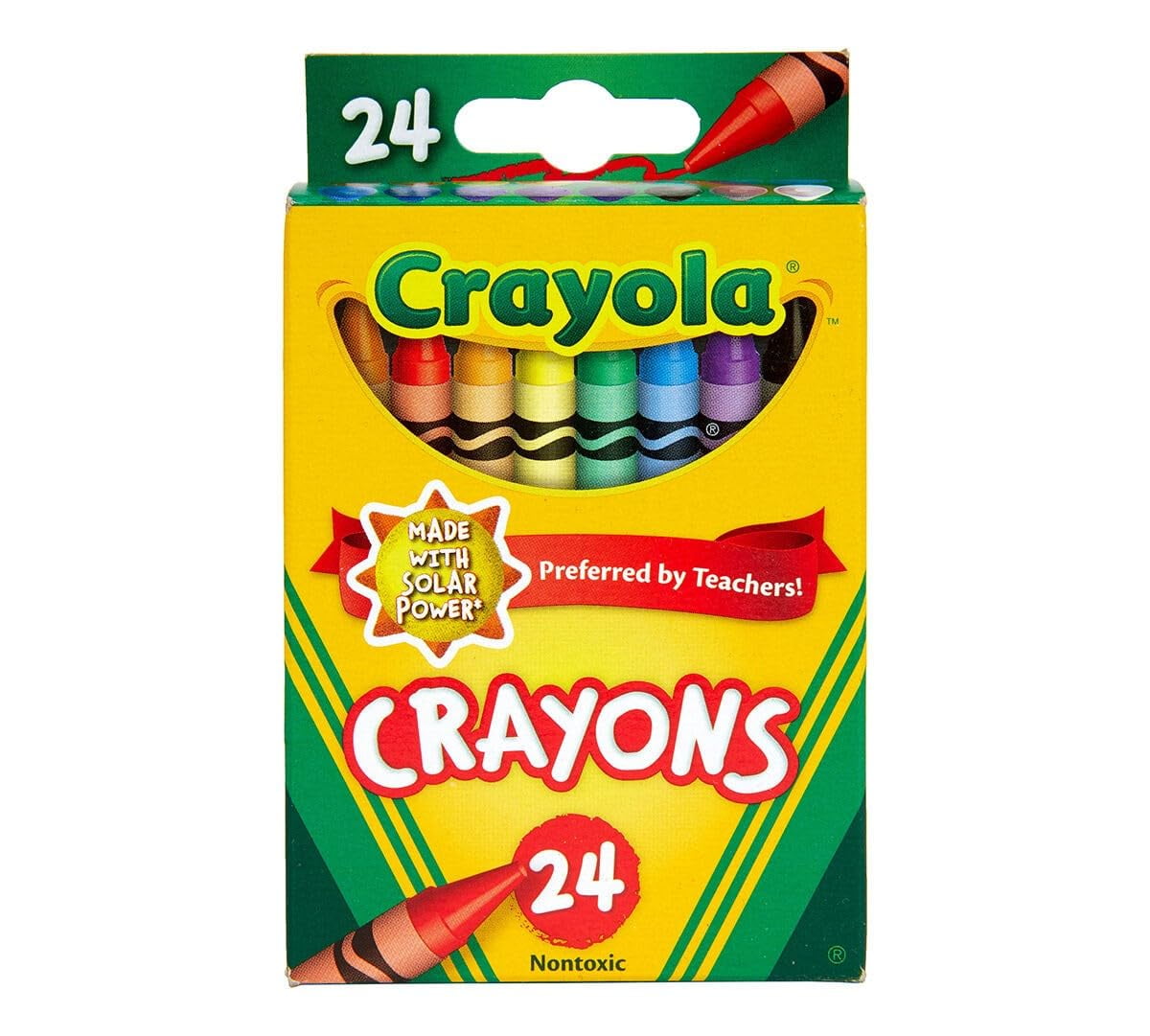 Crayola Crayons, 24 Colors, Standard Box for Artistic Expression ...