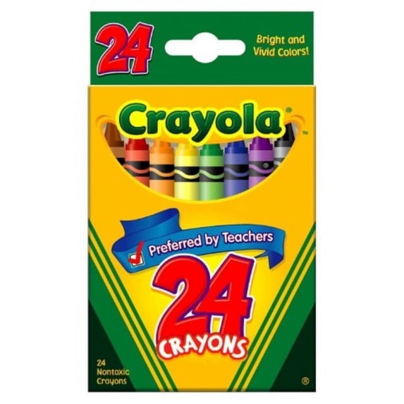 Crayola Crayons 24 Count Box (6 Pack) - Walmart.com