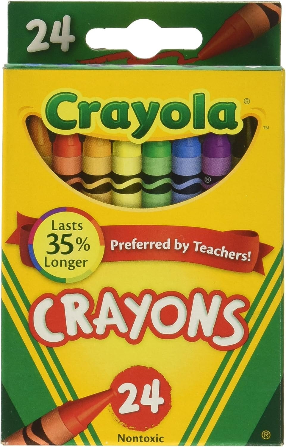 Crayola Wax Crayons (24 Count), 6 Pack - Walmart.com