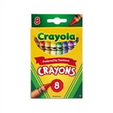 Crayola Classic Crayons, 8 Count per Box, 3 Pack, Vibrant Colors ...