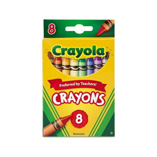 Crayola Crayons,8 Count 3 Pack, Pack of 3, 3 Piece - Walmart Business ...