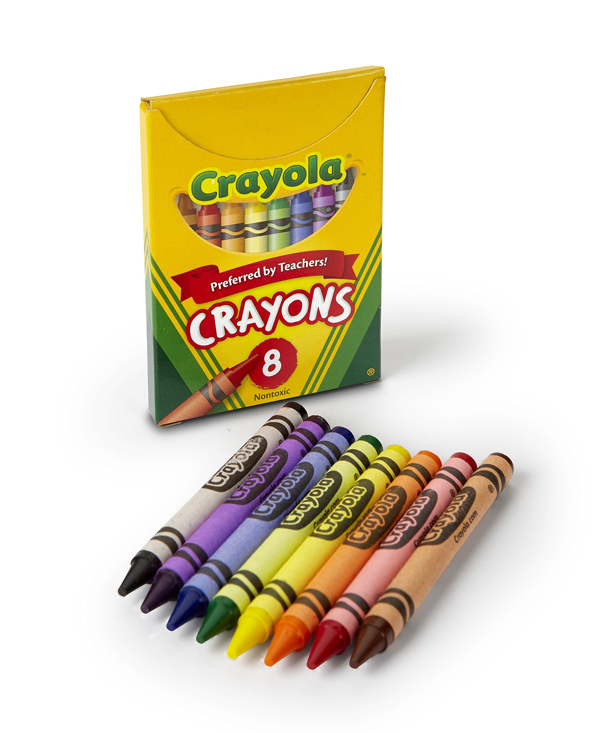 Crayola Crayons 8 in a Box (Pack of 12) 96 Crayons Total - Walmart ...
