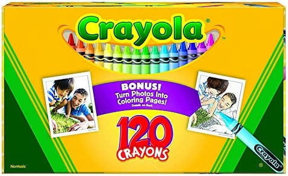 Crayola Crayons Non Peggable 120 Per Pkg - Walmart.com