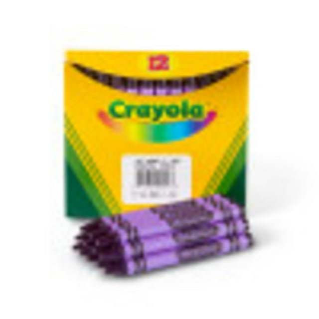 Crayola Regular Size Violet Crayons Refill, Pack of 12, Non-Toxic ...