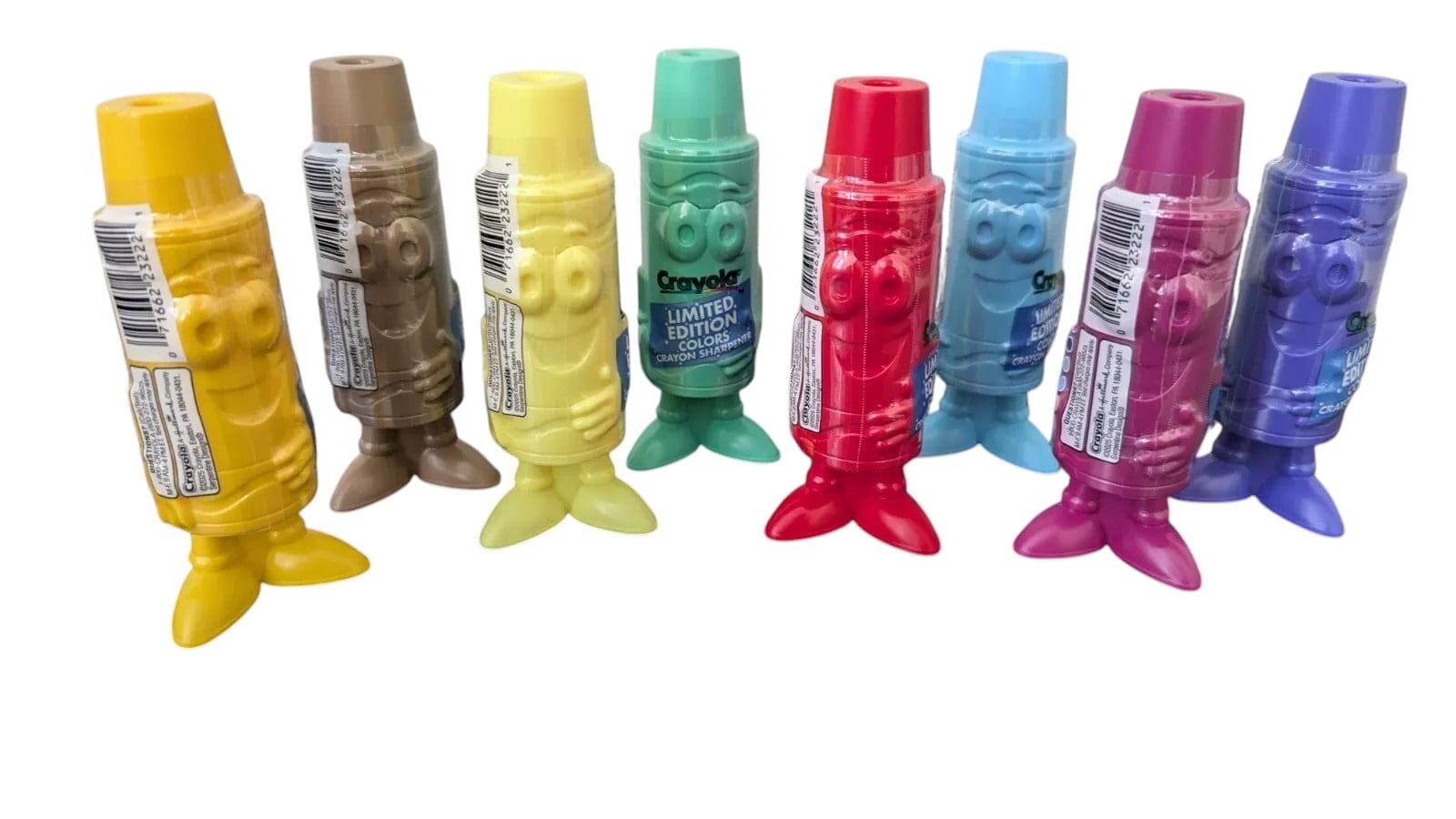 Crayola Crayons Sharpener retired colors set of 8 Limited Edition ...