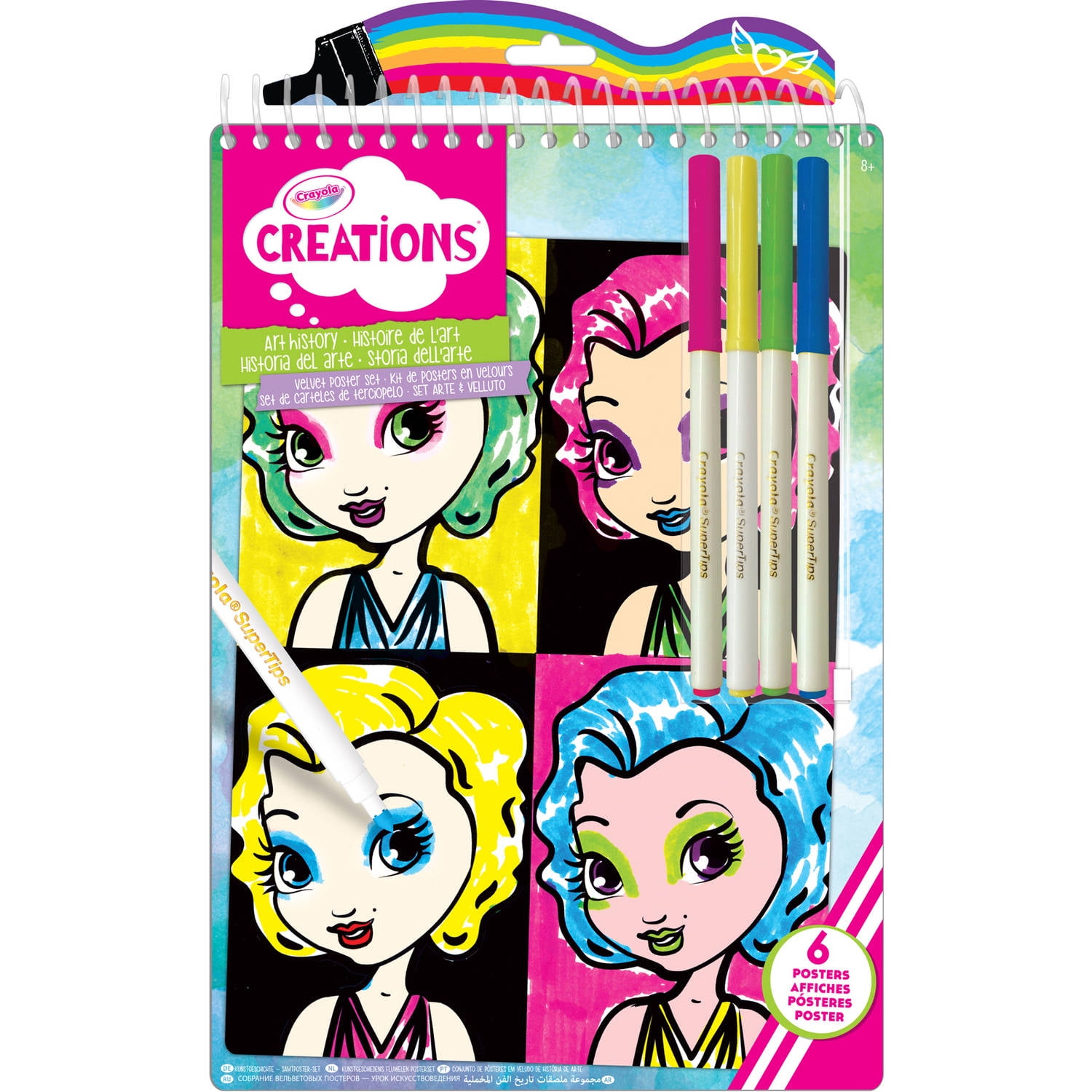 Crayola Creations "Art History" Velvet Posters - Walmart.com
