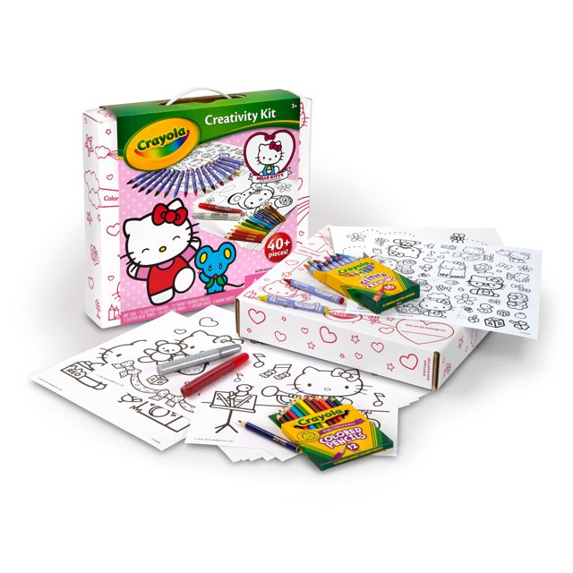 Crayola Creativity Kit, Hello Kitty - Walmart.com