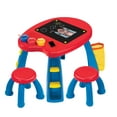 Crayola Creativity Play Station Desk & Chair Set, Red Blue Yellow ...