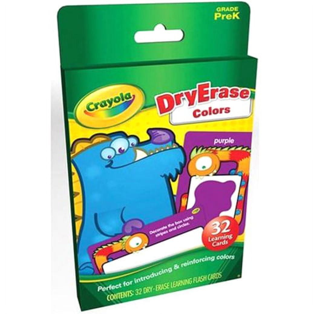 Crayola Dry Erase Learning Flash Cards, Colors - Walmart.com