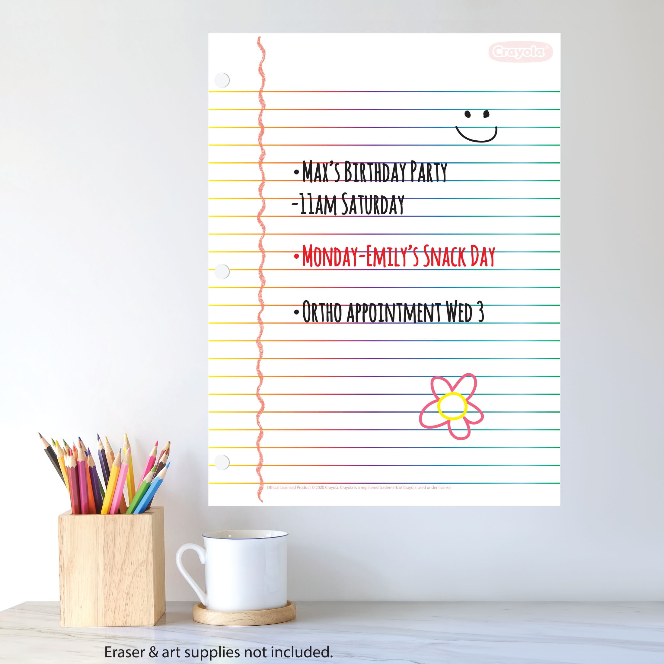 Crayola Dry-Erase Note Paper - Walmart.com