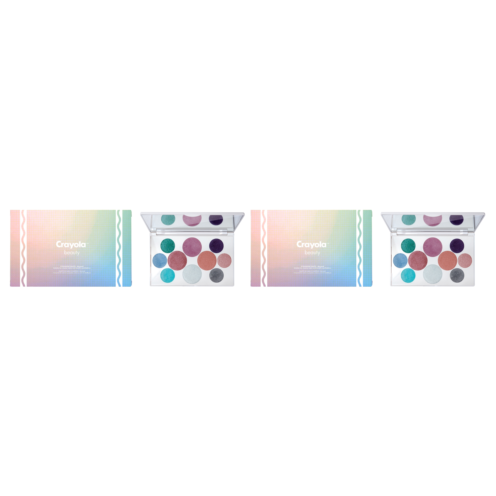 Crayola Eyeshadow Palette - Mermaid - Pack of 2 - 0.63 oz Eye Shadow ...