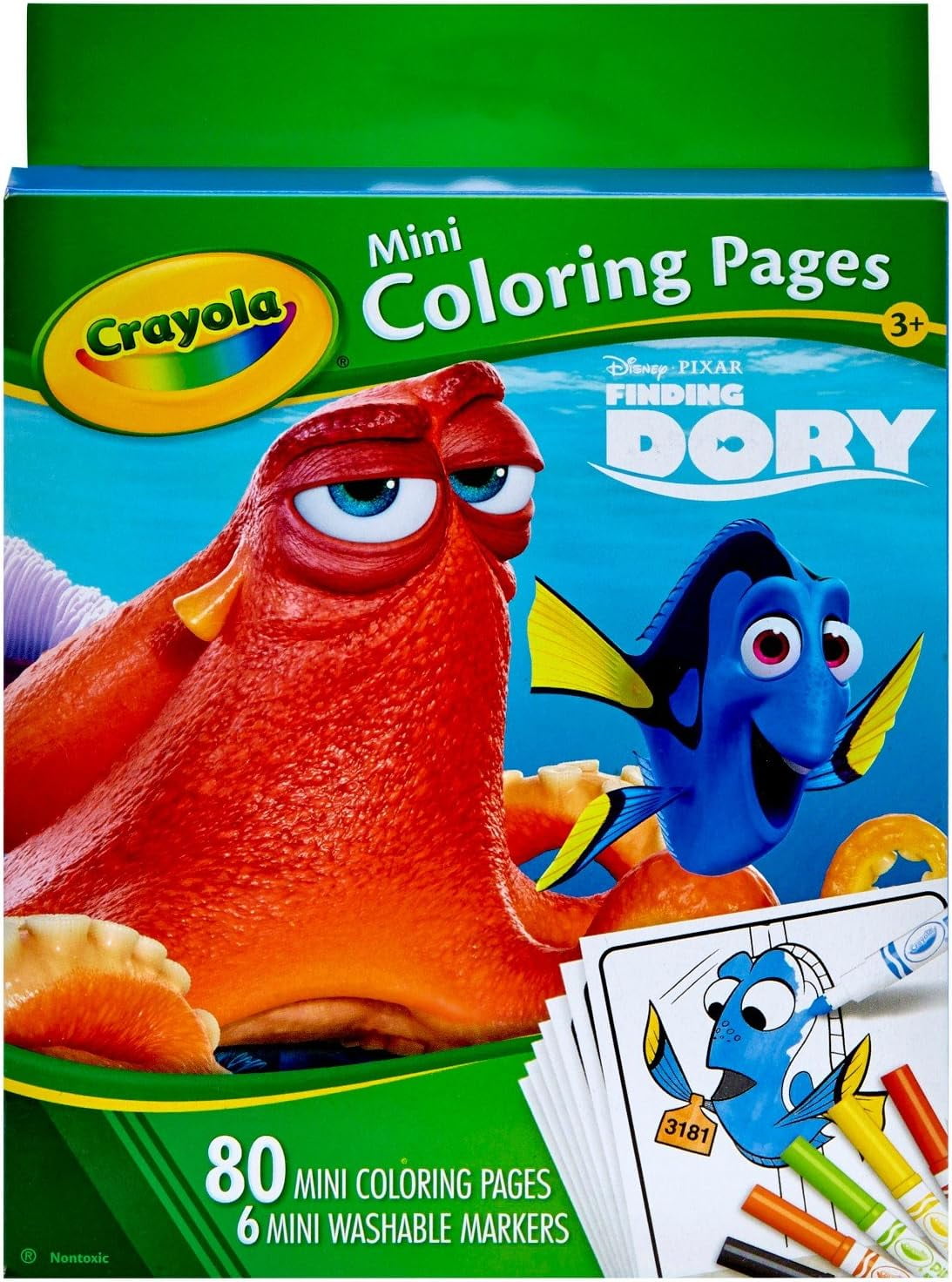 Crayola Finding Dory Mini Coloring Pages - Fun and Creative Activity ...