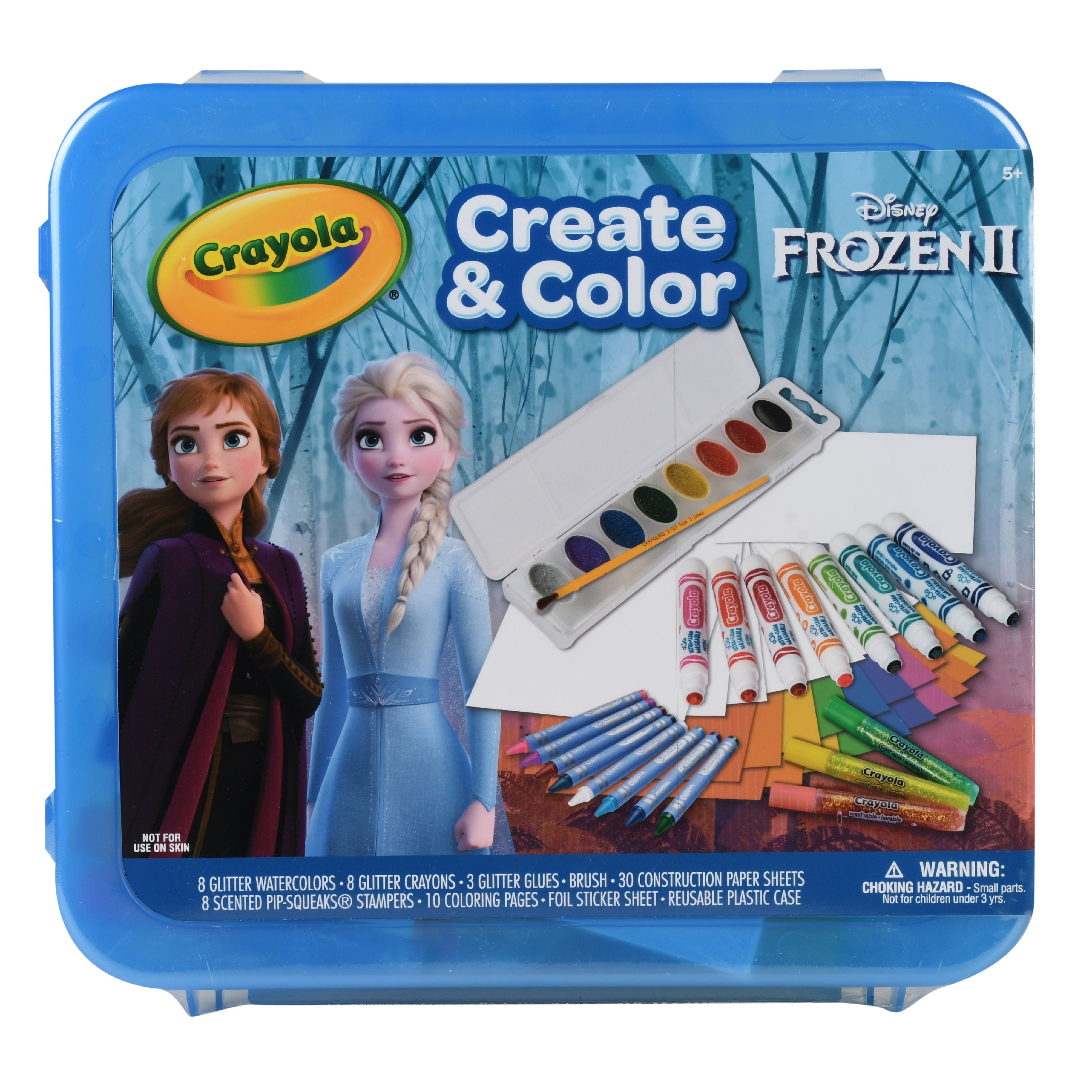 Crayola Frozen 2 Coloring Art Case, Paint & Stickers, 50 Pcs, Kids ...