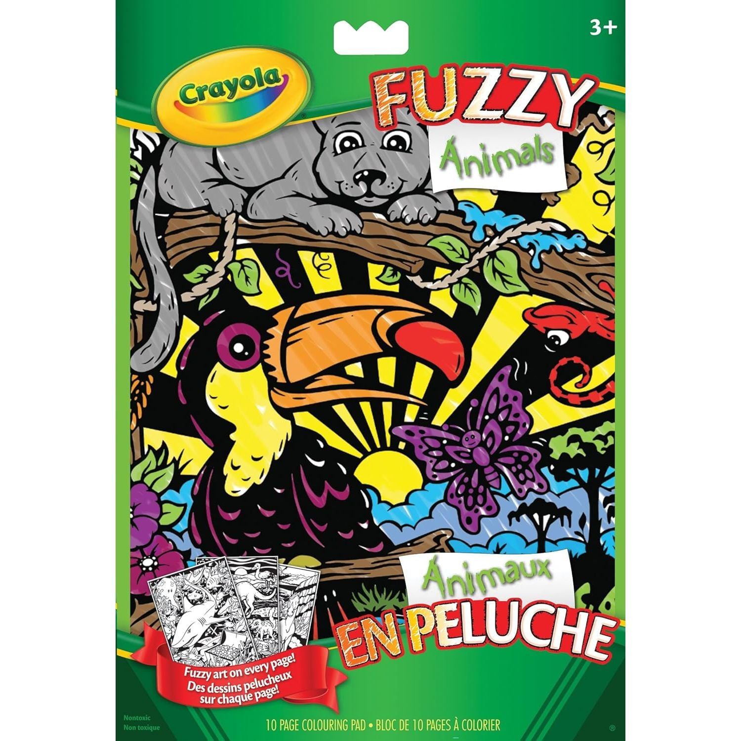 Crayola - Fuzzy Animals Colouring Book - Walmart.com
