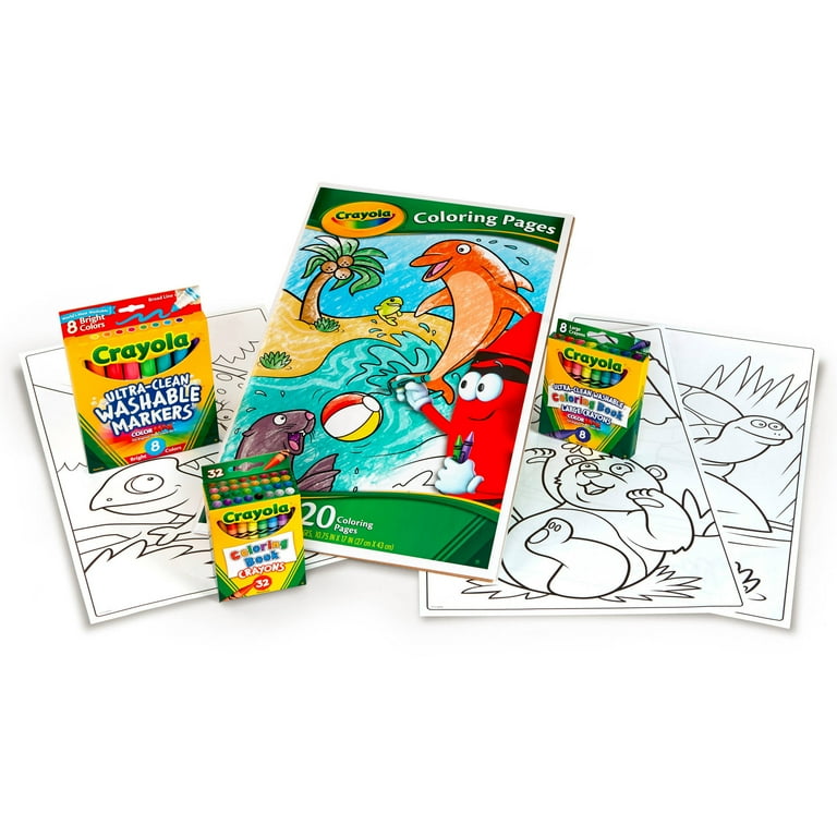 crayola giant coloring pages walmart