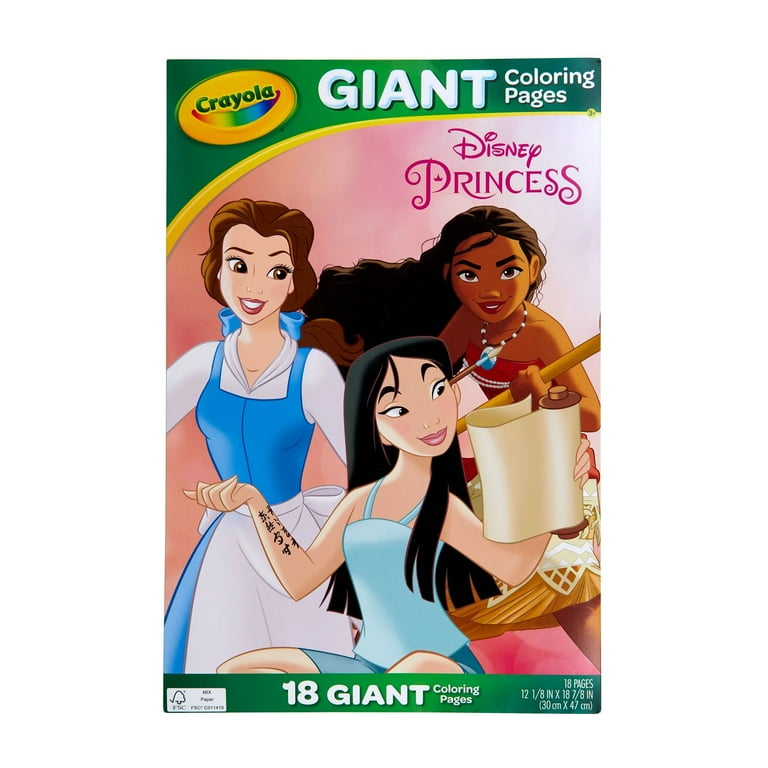 giant coloring pages disney princess