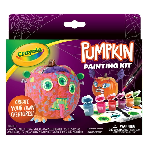 Crayola Halloween Model Magic Pumpkin Craft Kit, Creatures, Assorted ...