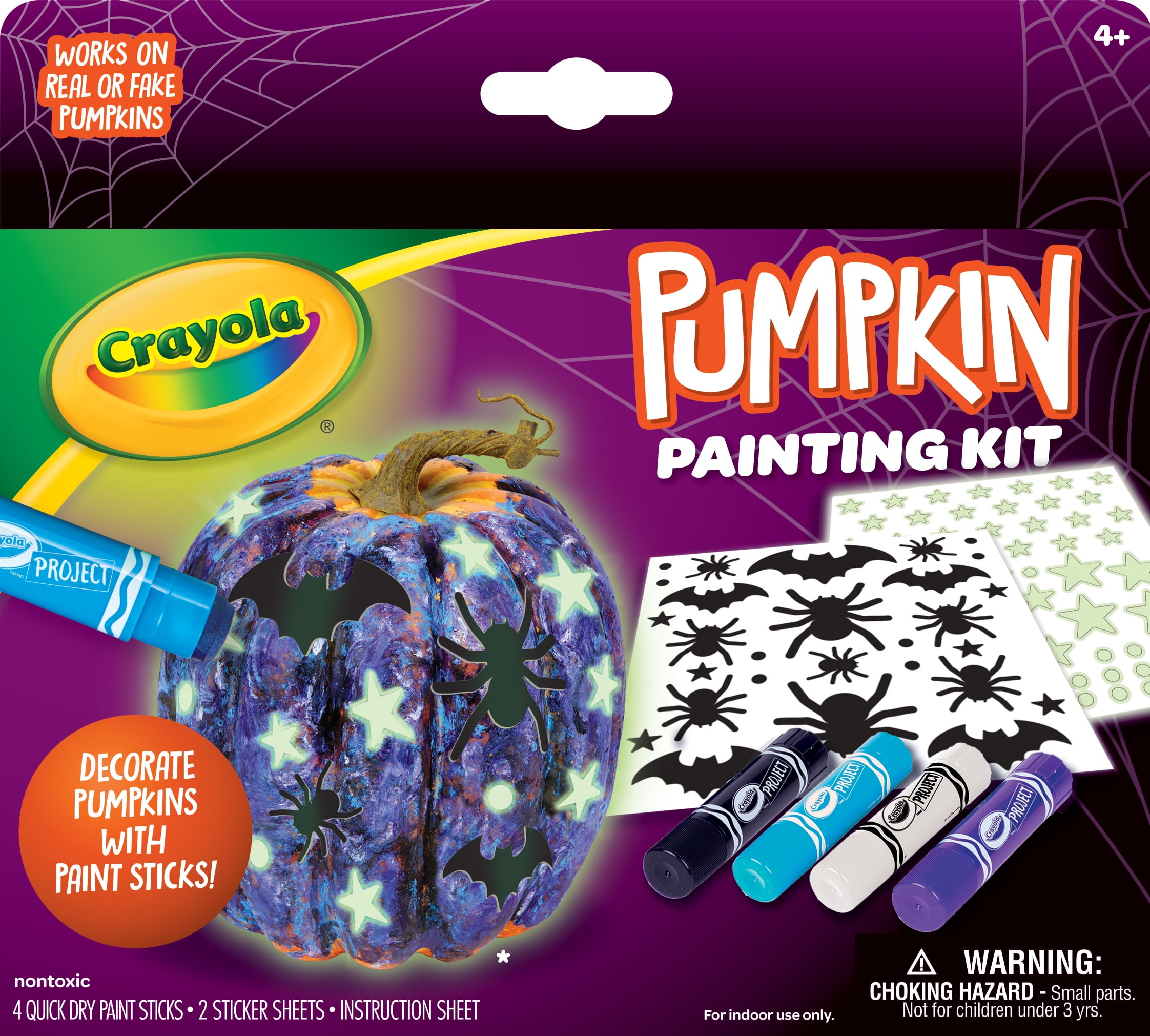 Crayola Pumpkin Halloween Kids Craft Kit: Art Supplies, Activities ...