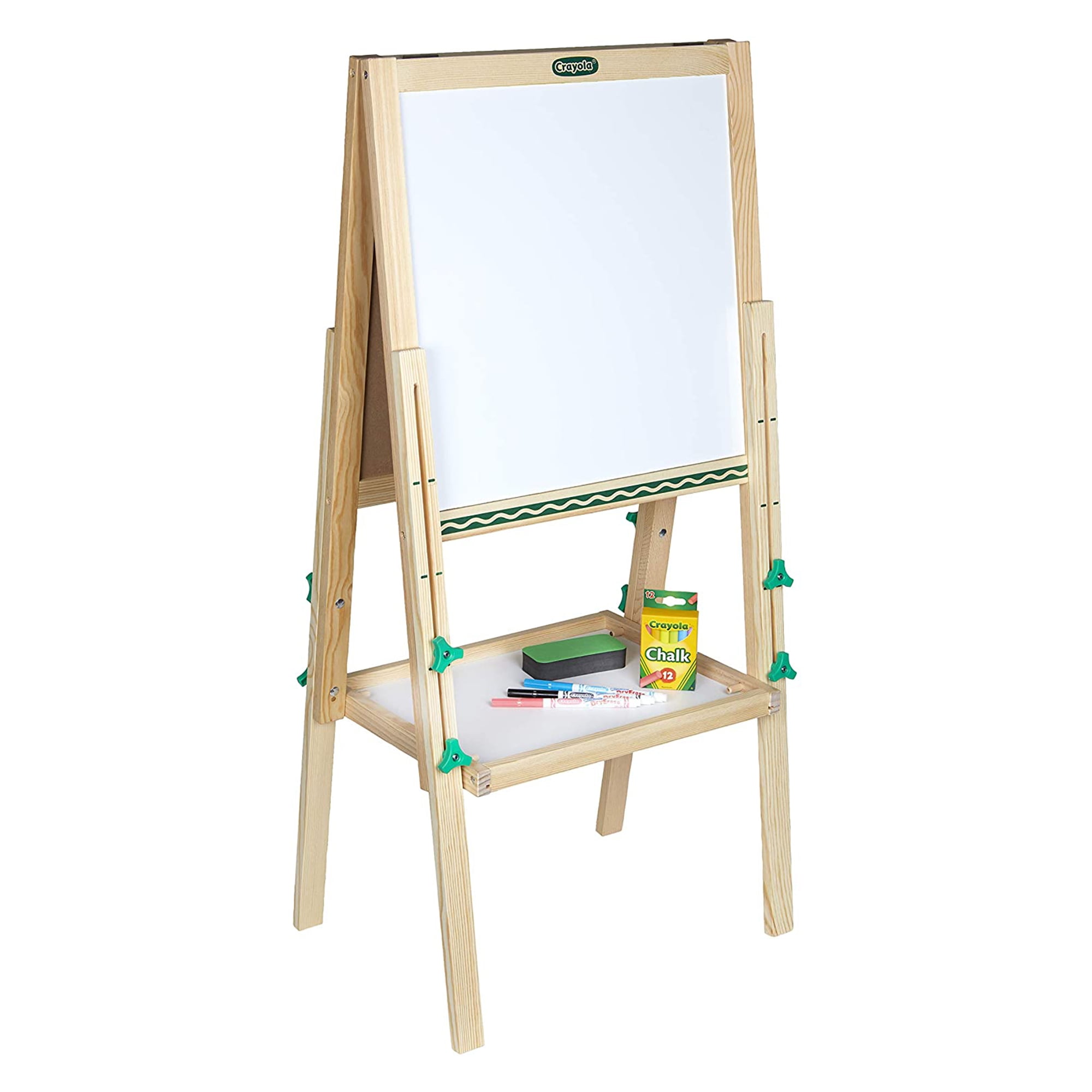 Crayola Kids Mini Art Easel & Supplies, Double-Sided, Magnetic, Ages 3 ...