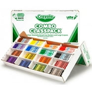 Crayola Jumbo Classpack Crayons, 200 Count, 8 Assorted Colors, Easy to ...
