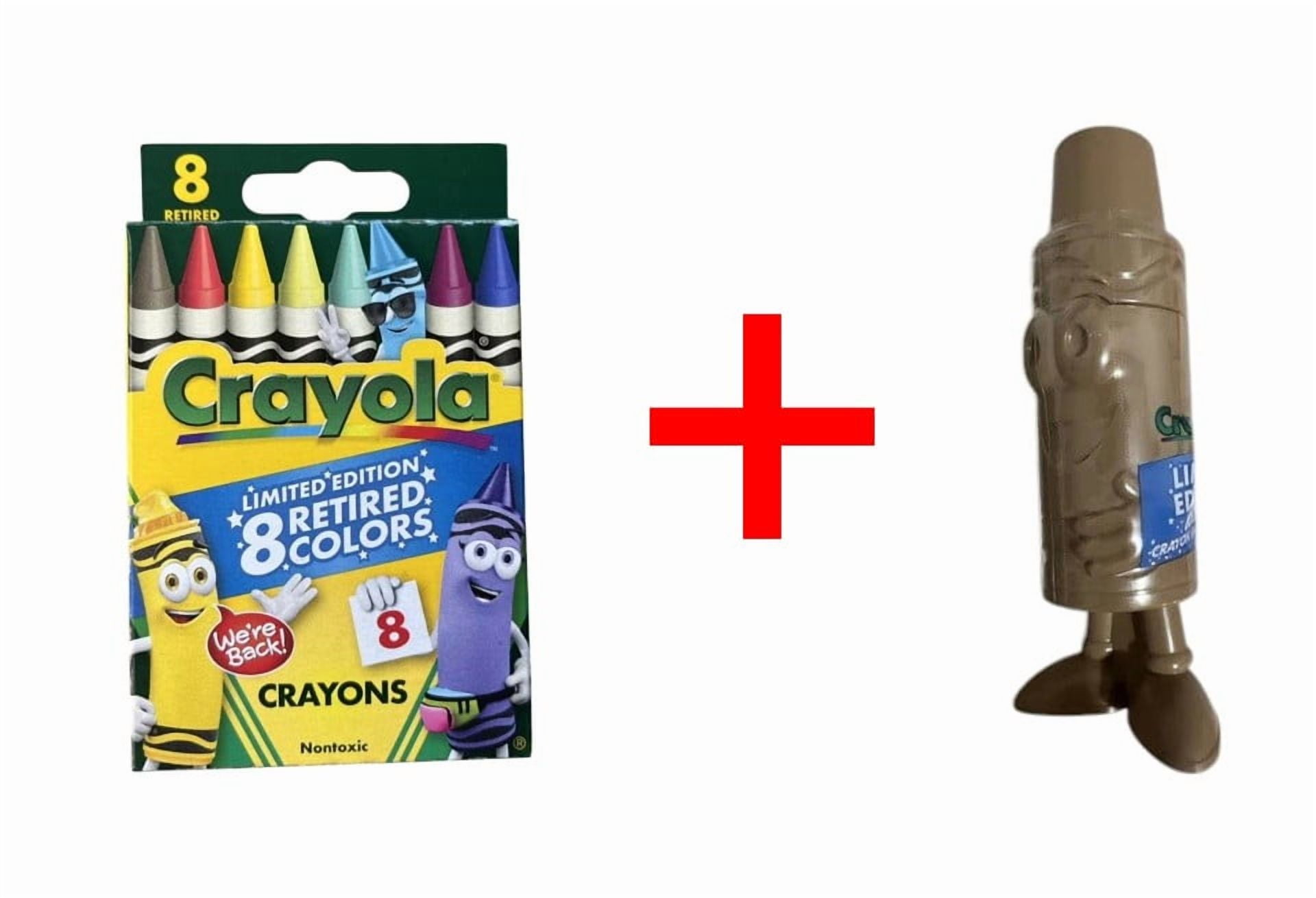 Crayola Limited Edition Retired Colors Crayons Packs of 8 and Crayon ...
