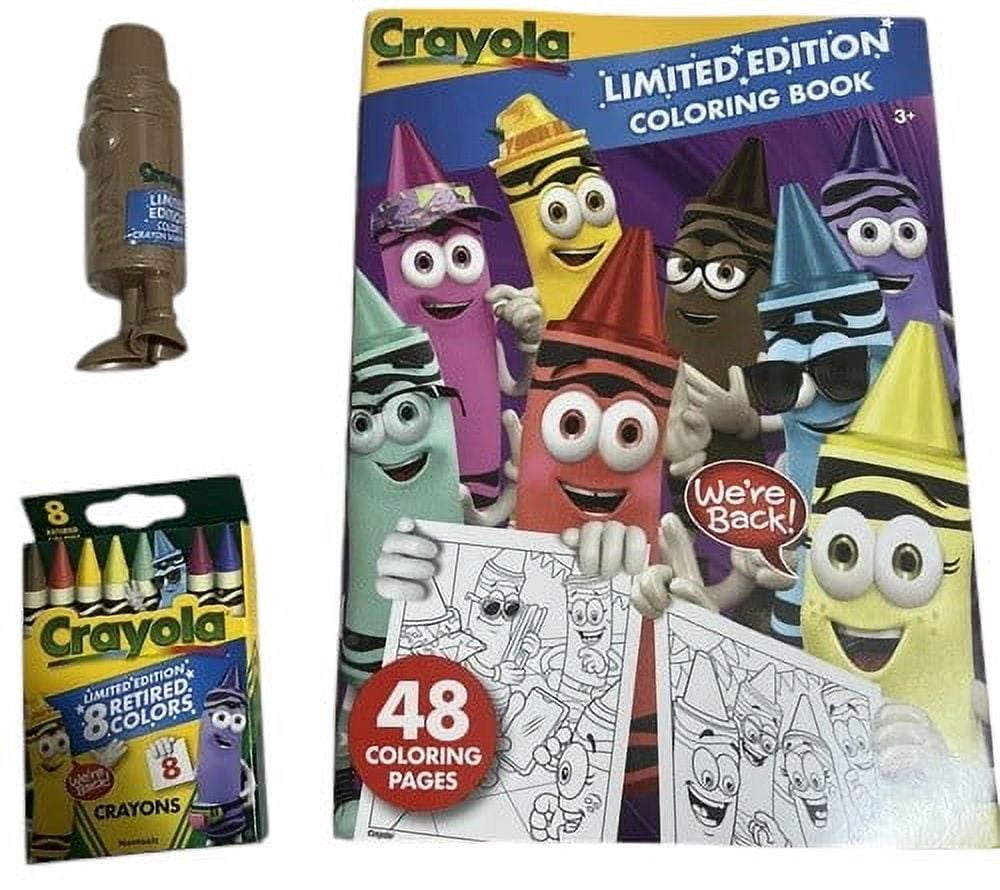 Crayola Limited Edition Retired Colors Crayons, Coloring Book ...