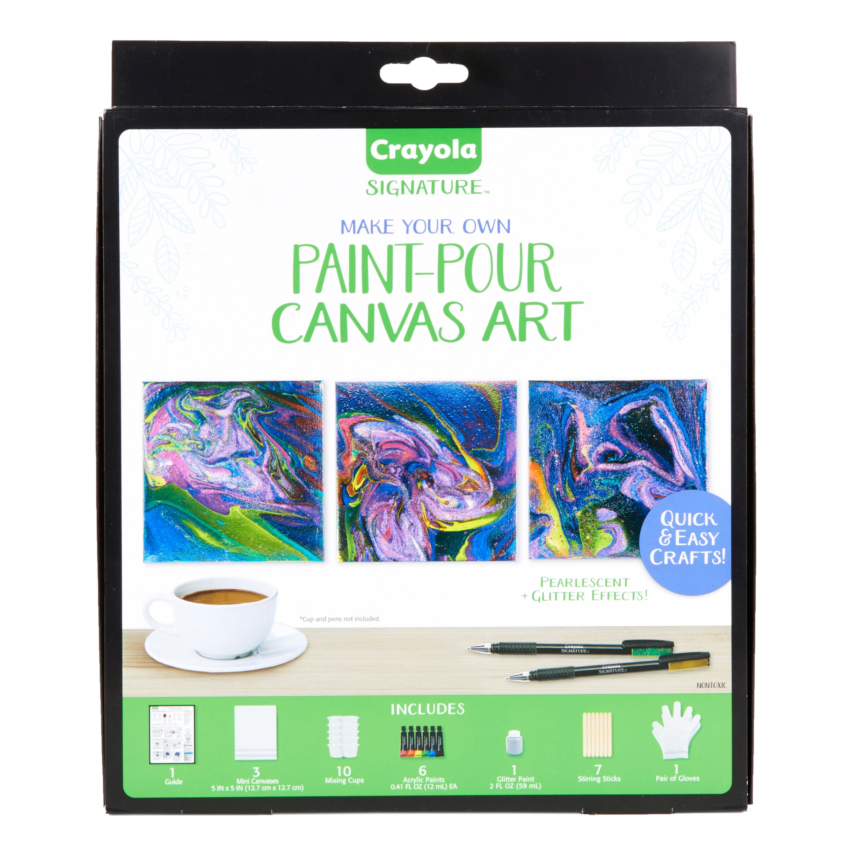 Crayola Mini Canvas Painting Kit, DIY Gifts for Crafters, Arts & Crafts ...
