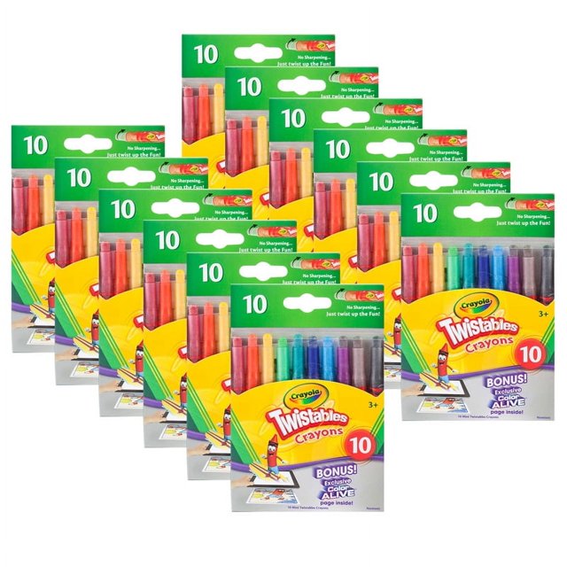 Crayola Mini Twistables Crayons (120 Count) - Walmart.com