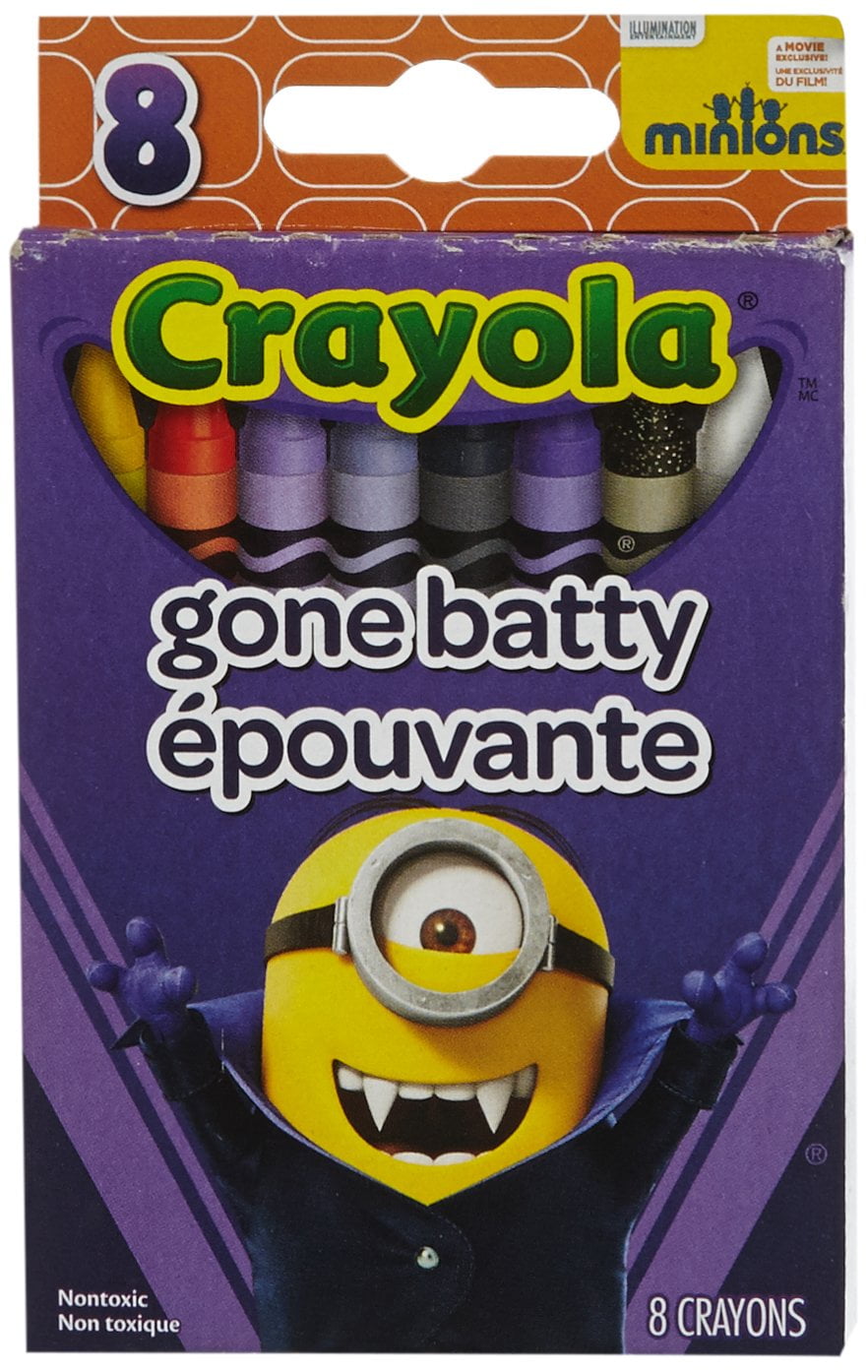 Crayola Minions 8 Boxes Of 8 Crayons - Walmart.com