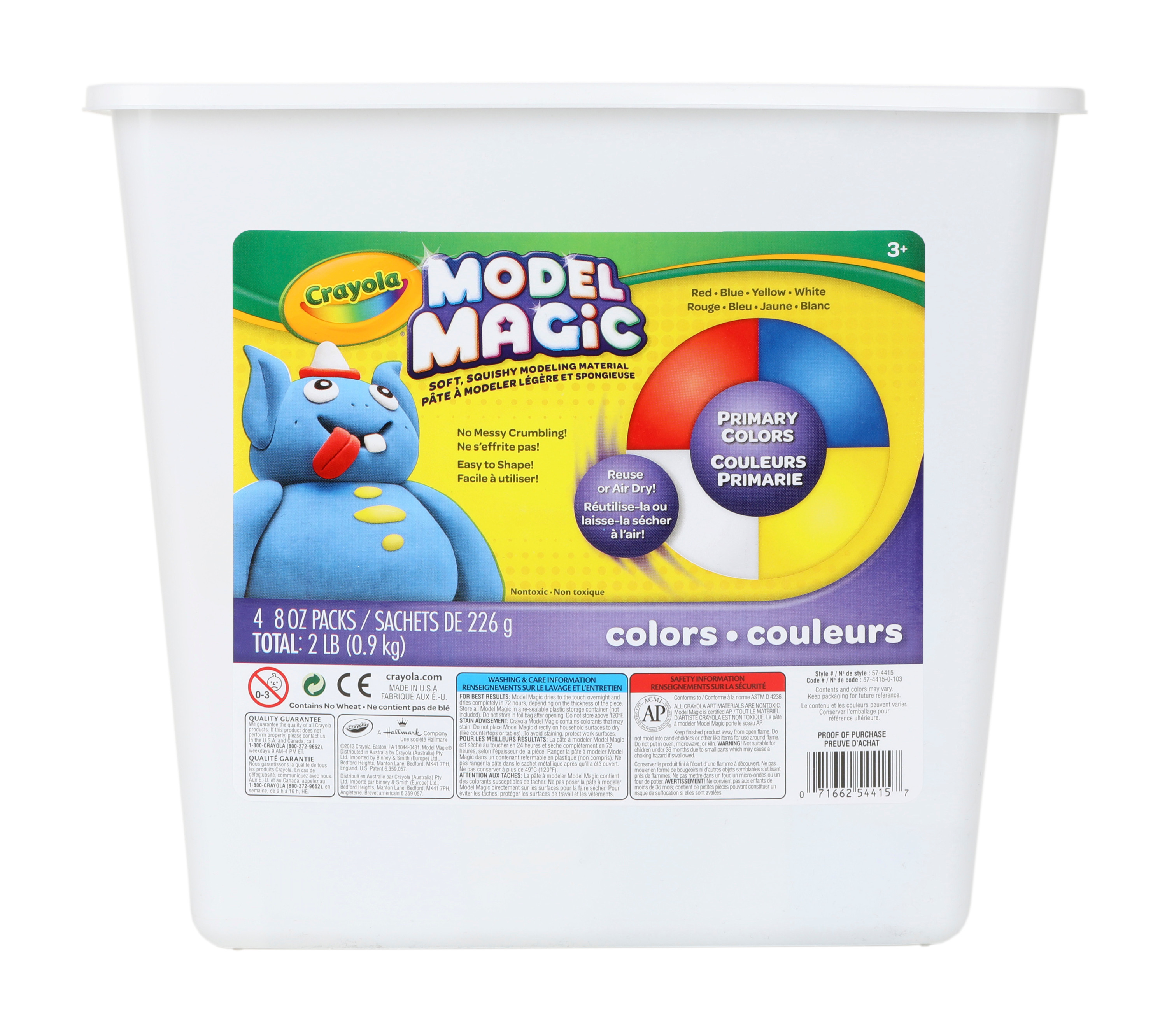 Crayola Black Model Magic Modeling Material, 4 ounces - Walmart.com