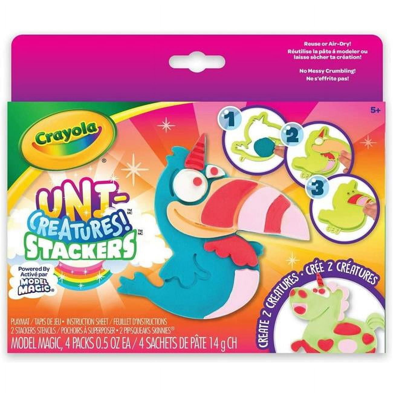 Crayola Model Magic Uni-Creatures Stackers Art and Craft Kit - Walmart.com