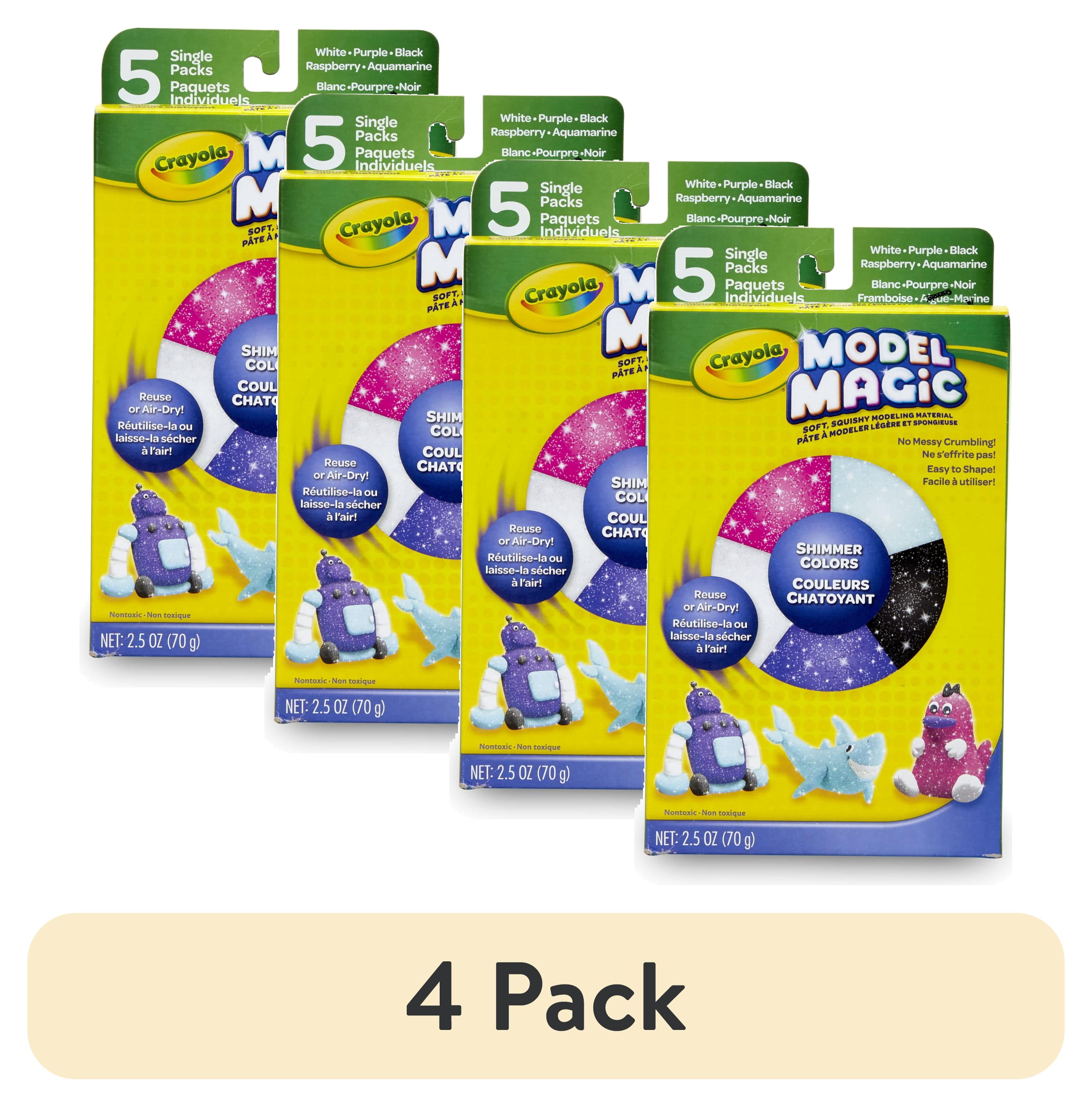 (4 pack) Crayola Model Magic Variety Pack, Shimmer - Walmart.com