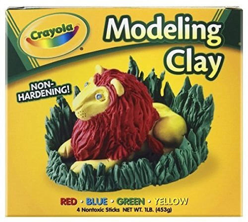 Crayola Modeling Clay Four 1/4 Lb Pieces, (Pack Of 2) - Walmart.com