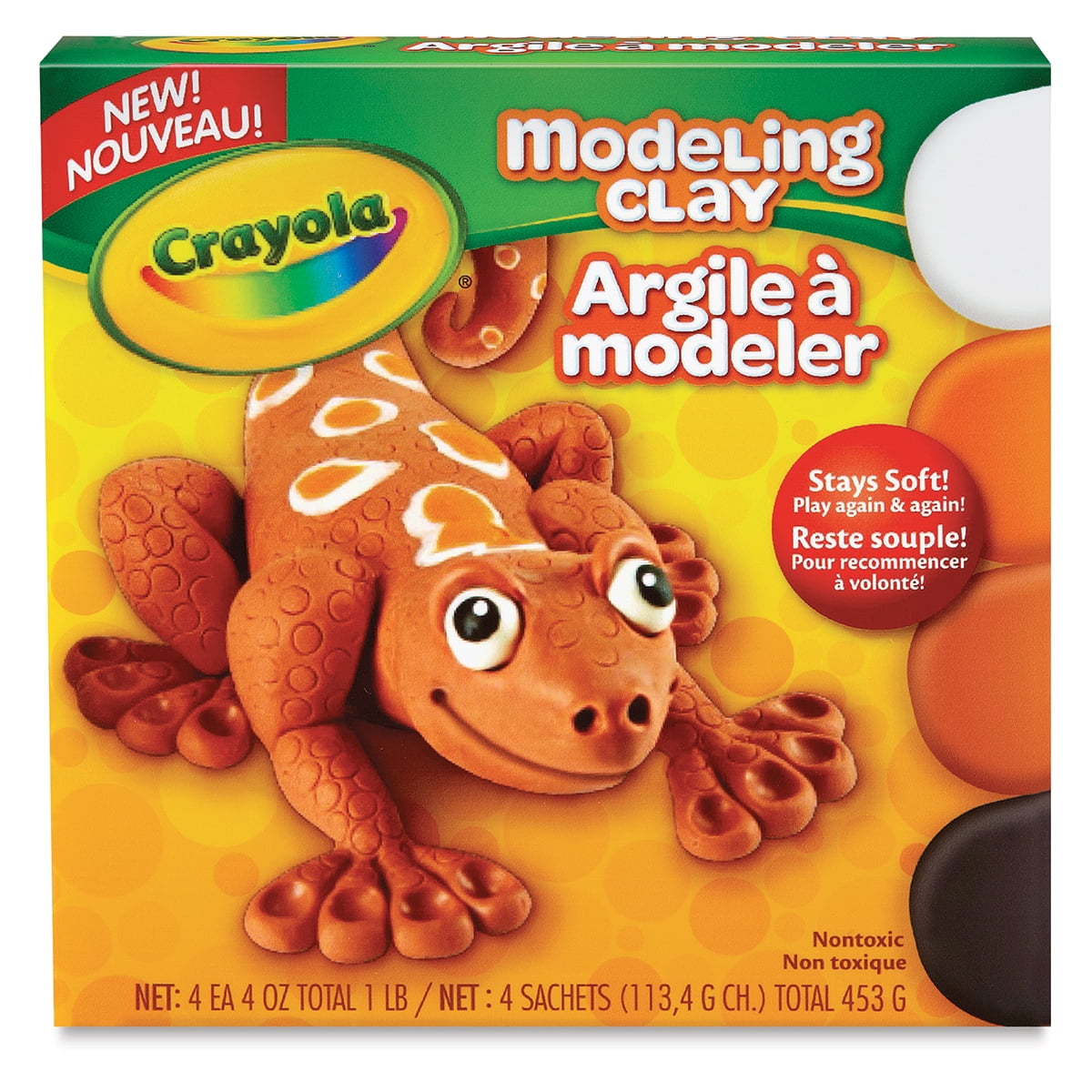 Crayola Modeling Clay, Pack Of 4, Natural - Walmart.com