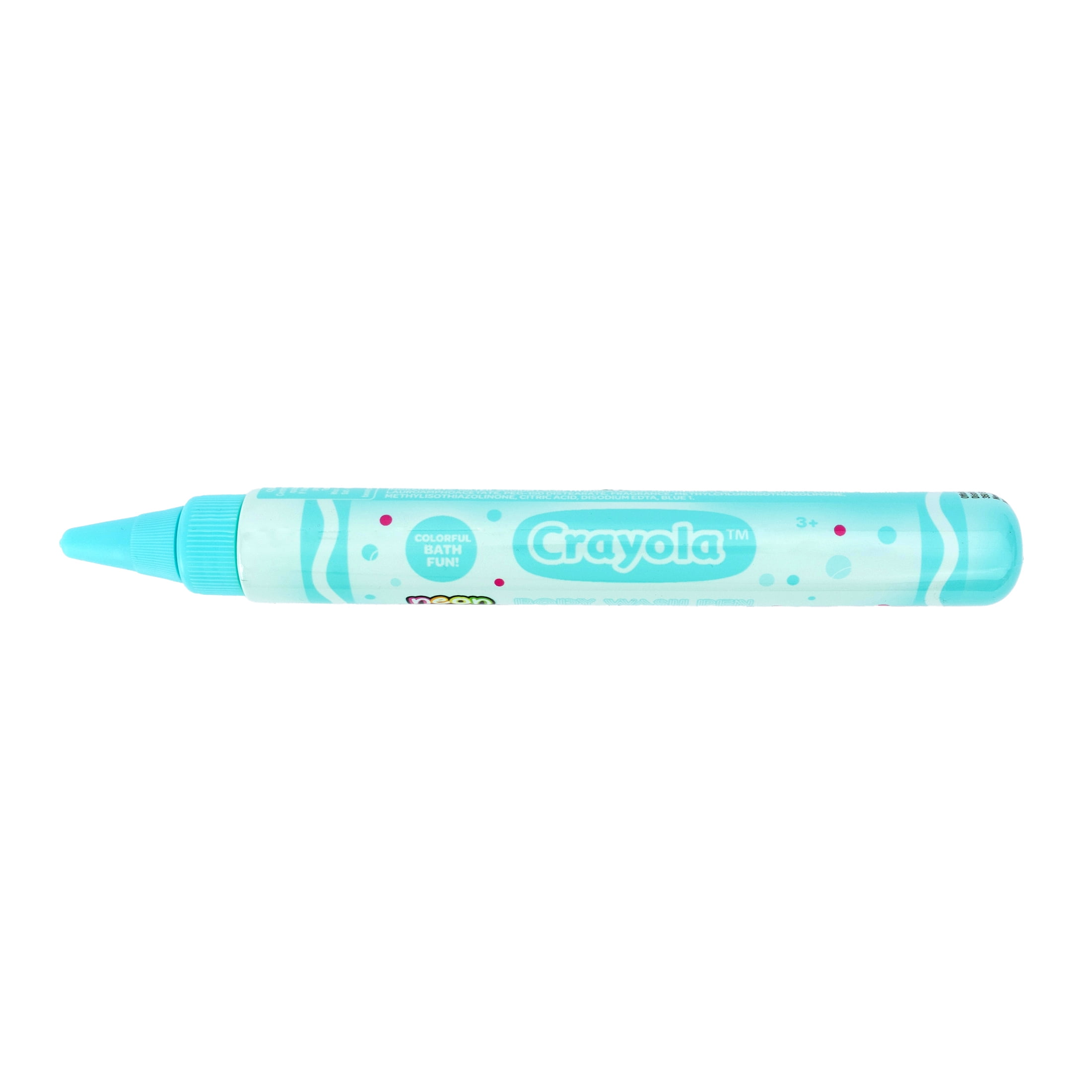 Crayola Neon Blue Bath Pens for Children, 1.9 Ounces - Non-Toxic ...