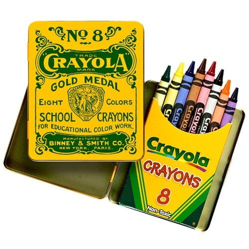 Crayola No.8 School Crayons - Gold Medal Crayons - Walmart.com