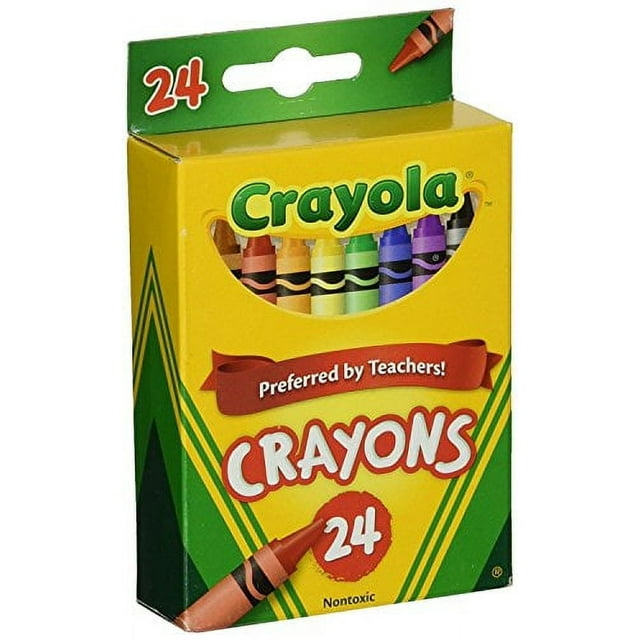 Crayola Non-Toxic Assorted Crayons (24 Count) - Walmart Business Supplies