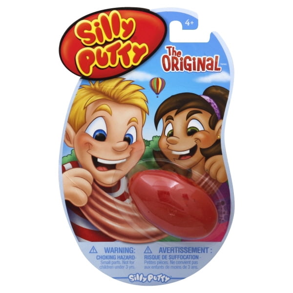 Silly Putty, Rubber, 1 pc, Classic Toy for Kids and Adults - Walmart.com