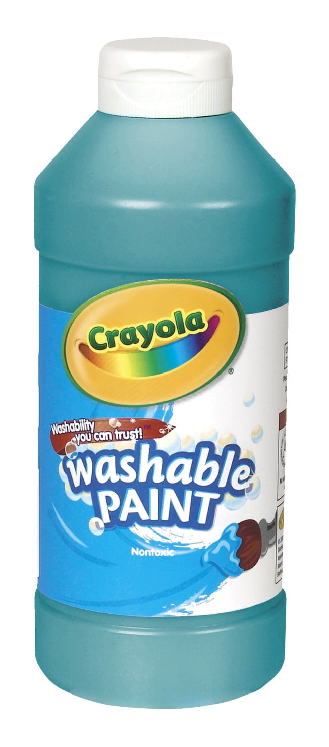 Crayola Paint Crayola Washable Turquoise Pint - Walmart.com