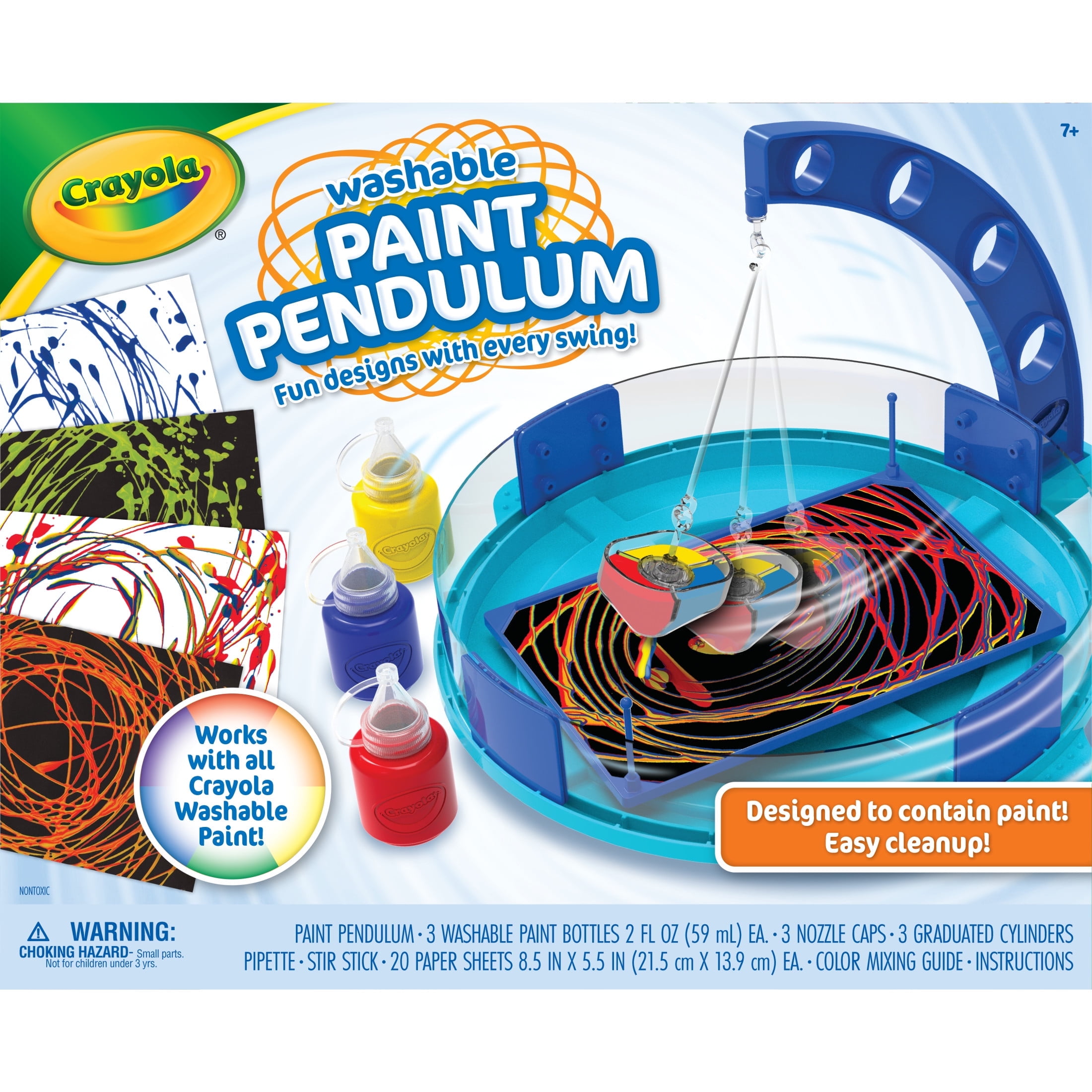 Crayola Paint Pendulum (30pcs), Washable Paint Kit, Kids Arts & Crafts ...