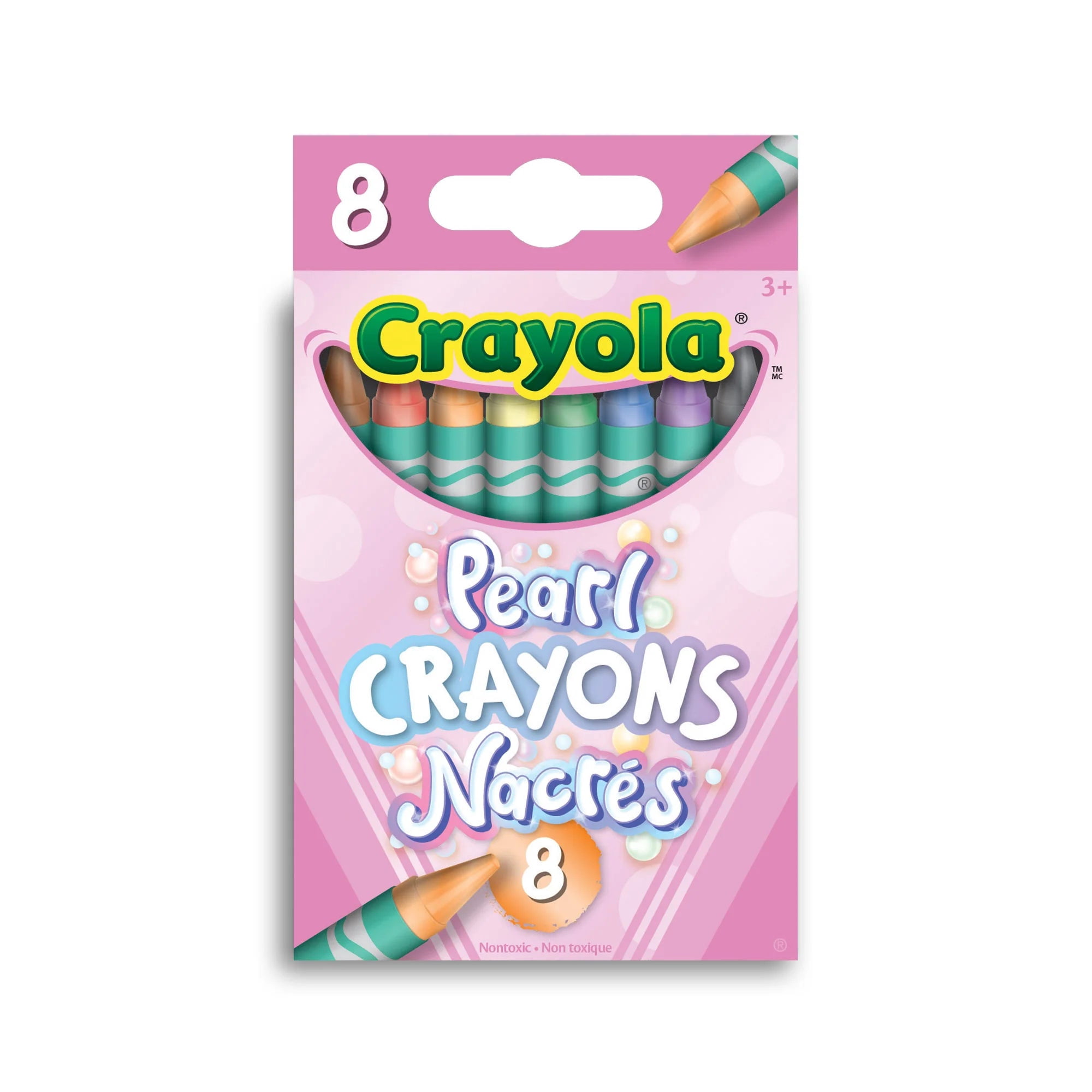 Crayola - Pearl Crayons, 8 Count - Walmart.com