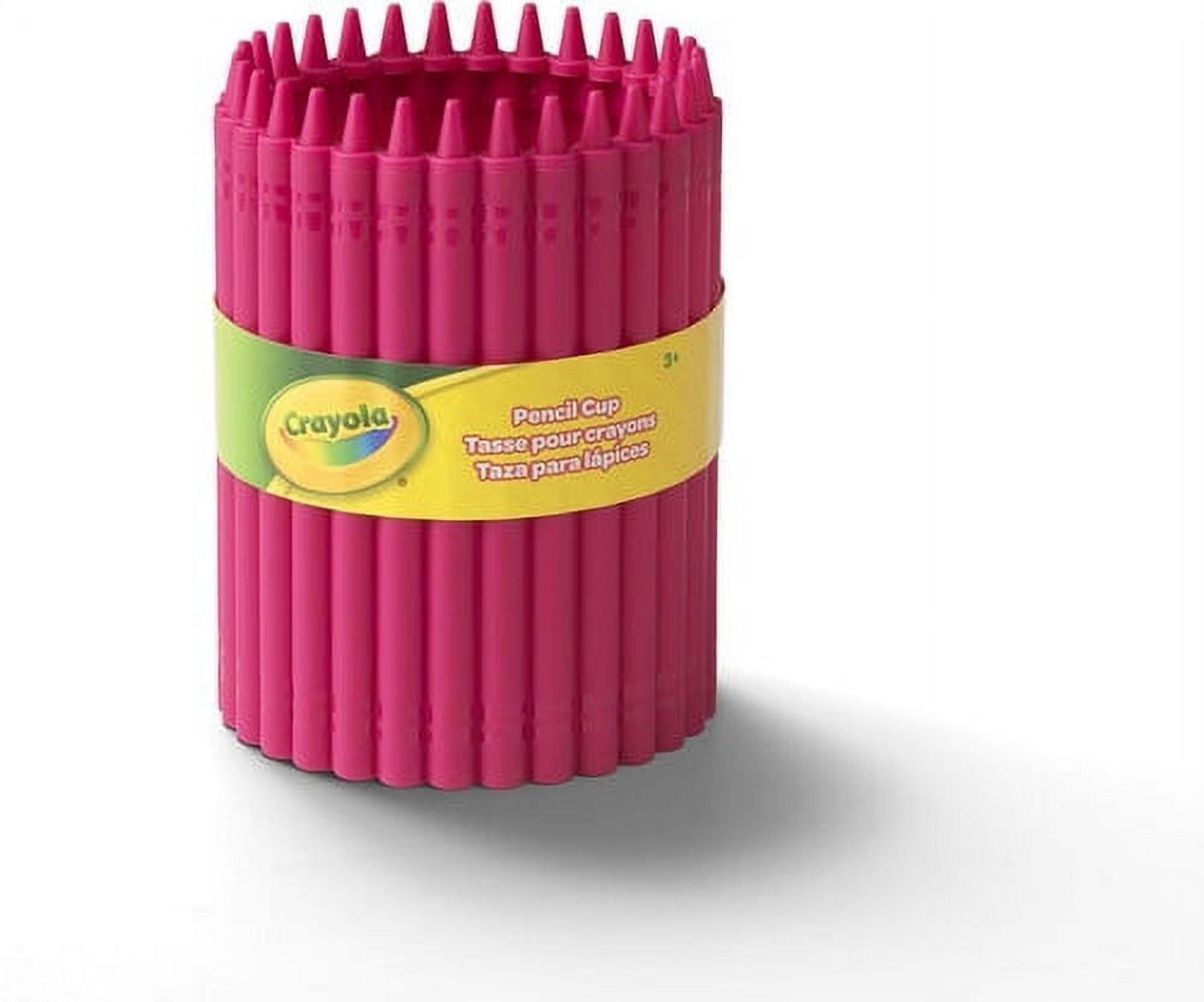 Crayola Pencil Cup, Razzmatazz Pink - Walmart.com